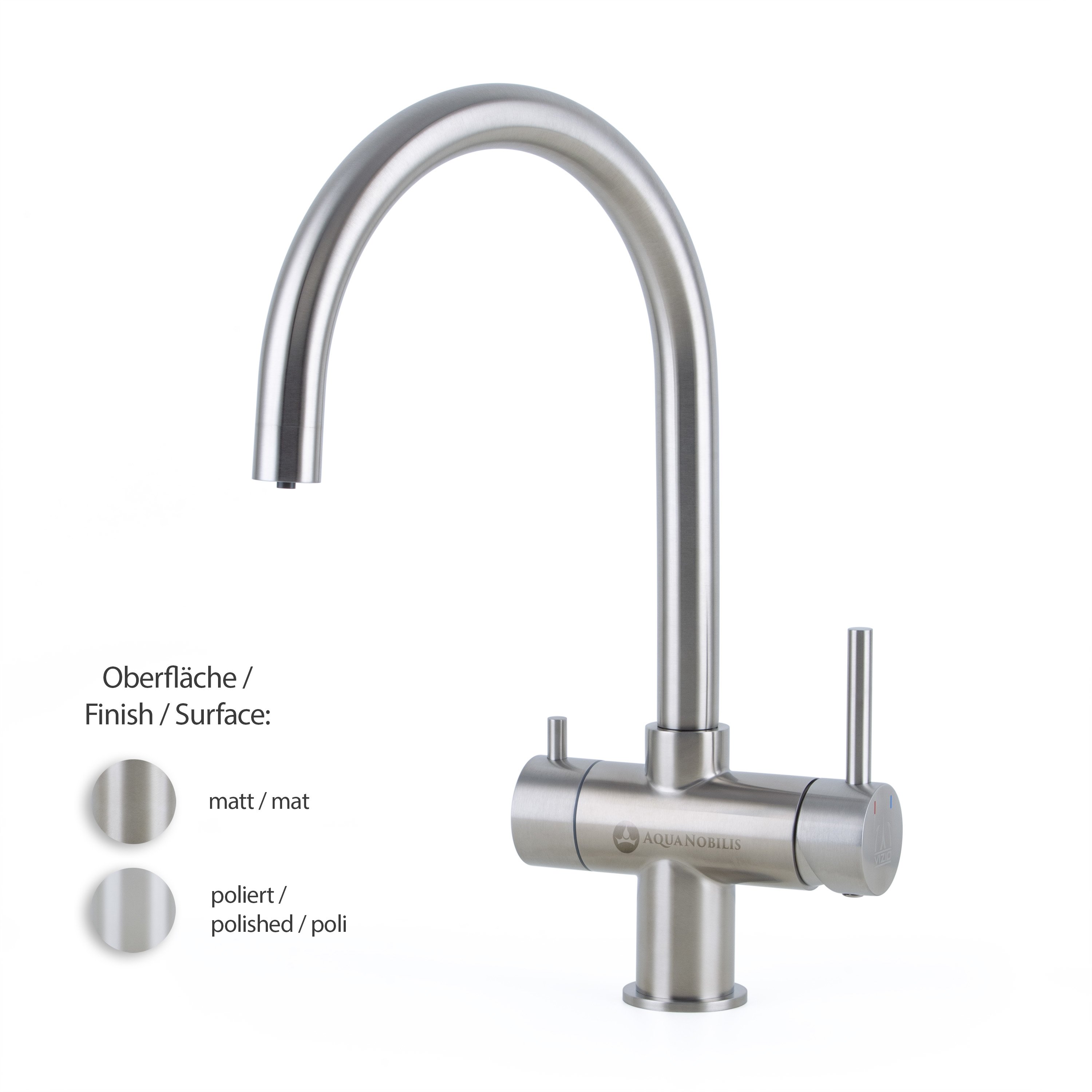 Alvito Furore stainless steel three-way faucet, 399,00