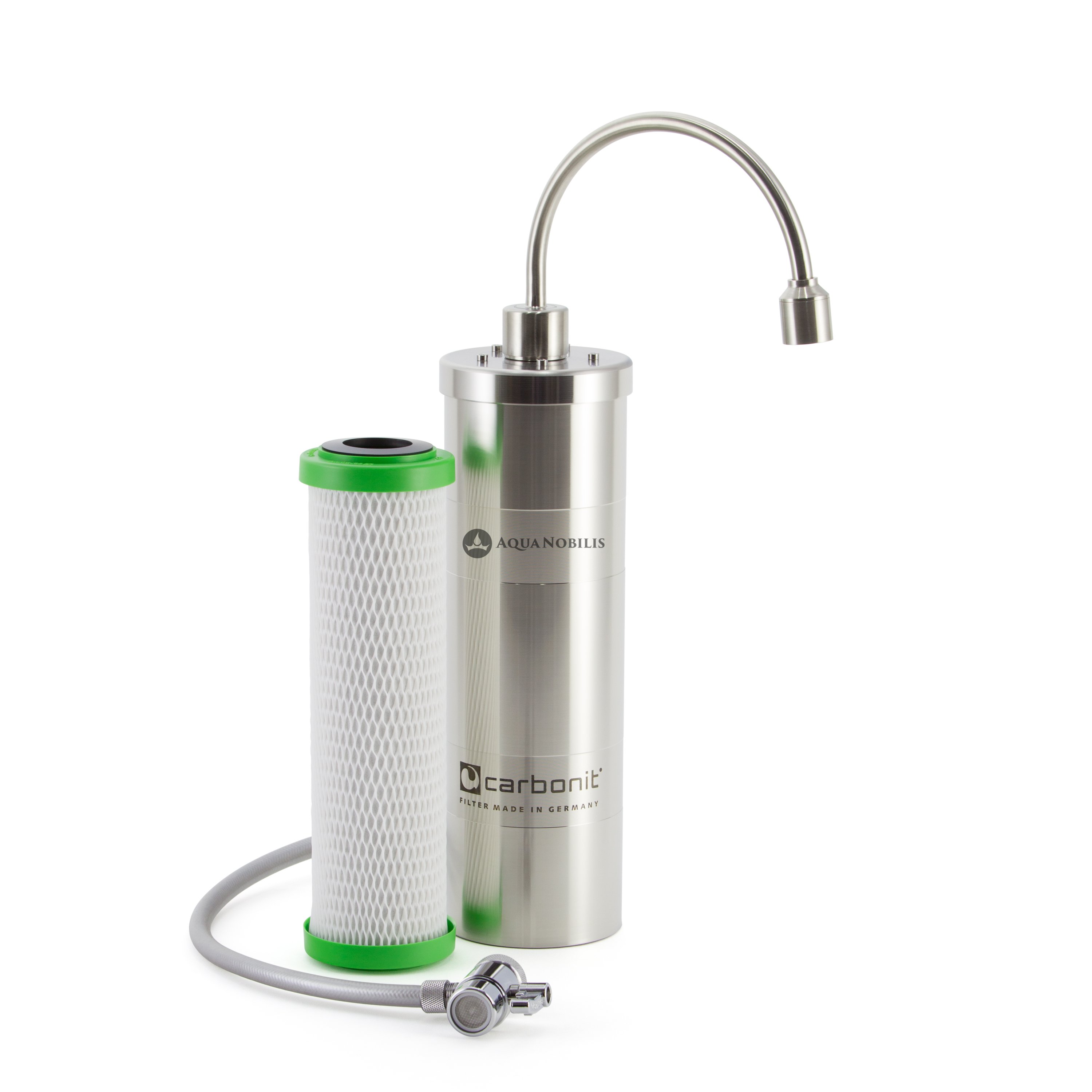 Carbonit SANUNO Inox S Stainless Steel Countertop Water Filter, 567,00